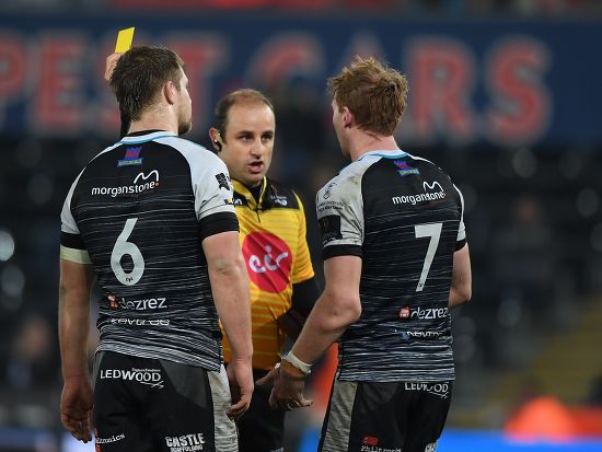 Ospreys Vs Munster Referee Stuart Berry Editorial Stock Photo - Stock ...