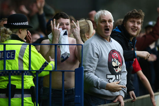 Bury Fans Taunt Rivals Editorial Stock Photo - Stock Image | Shutterstock