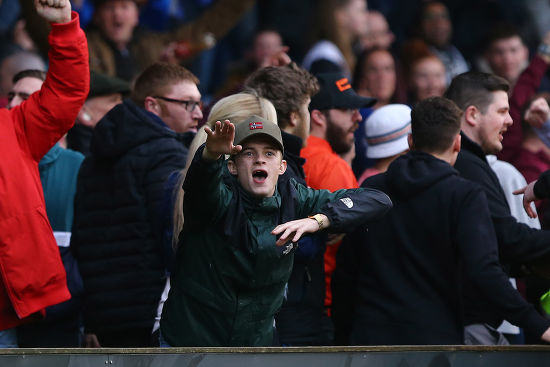 Bury Fans Taunt Rivals Editorial Stock Photo - Stock Image | Shutterstock
