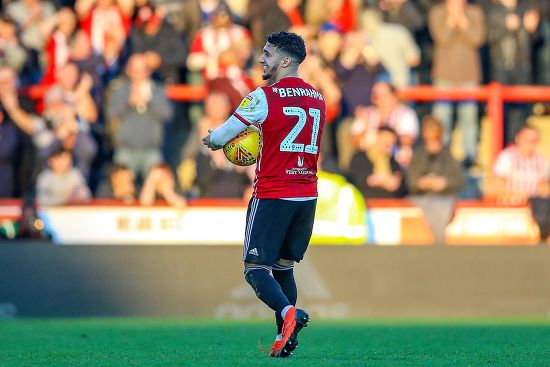 Brentford Forward Benrahma 21 Match Ball Editorial Stock Photo - Stock Image | Shutterstock