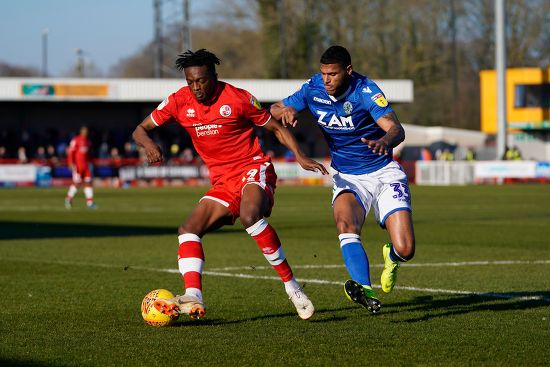 Matt Willock Crawley Town Under Pressure Editorial Stock Photo - Stock ...