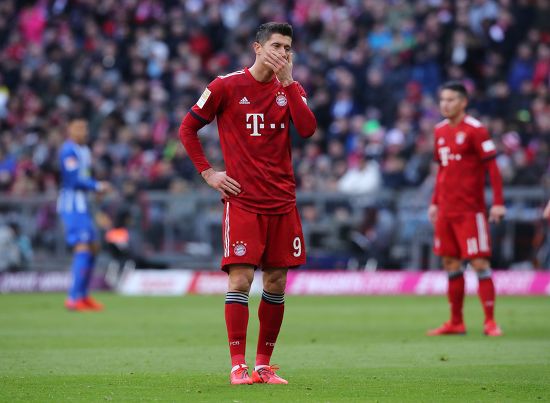 Robert Lewandowski Dejected Enttaeuschung Sport Football Editorial ...