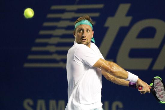 Tennys Sandgren Usa Action Against David Editorial Stock Photo - Stock ...