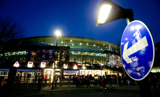 General View Gv Emirates Stadium Twilight Editorial Stock Photo - Stock ...