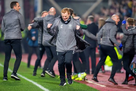 Neil Lennon Manager Celtic Fc Celebrates Editorial Stock Photo - Stock ...