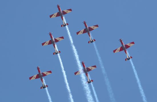 Retiring Pc9a Roulette Aircraft On Display Editorial Stock Photo ...