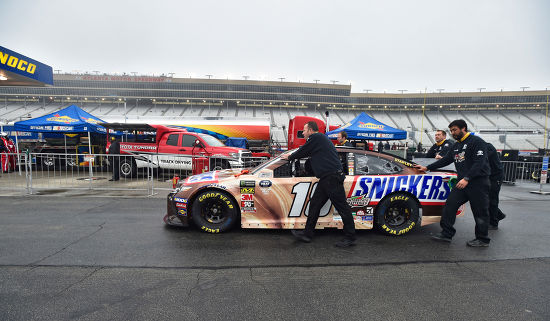 Crew Members Snickers Toyota Push Car Editorial Stock Photo - Stock ...