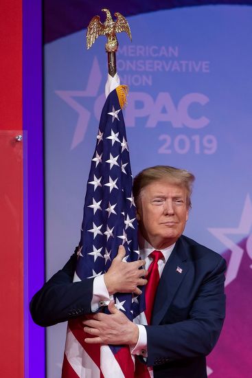 Us President Donald Trump Hugs Us Editorial Stock Photo - Stock Image ...