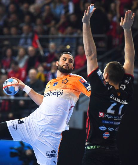 Mohamed Soussi L Montpellier Action Against Editorial Stock Photo ...