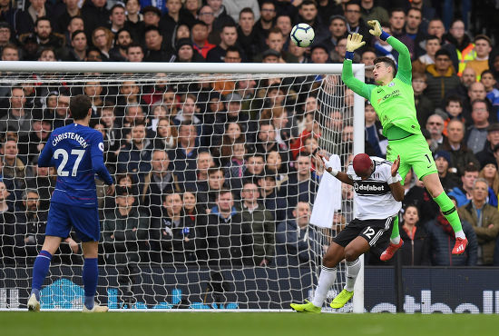 Chelsea Goalkeeper Kepa Arrizabalaga Drops Ball Editorial Stock Photo ...