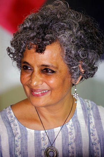 Indian Novelist Arundhati Roy Attends Interaction Editorial Stock Photo ...