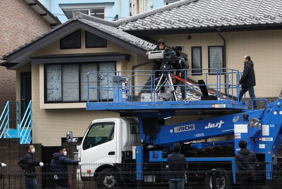 Telivision Crew Prepares Live Coverage Release Editorial Stock Photo ...