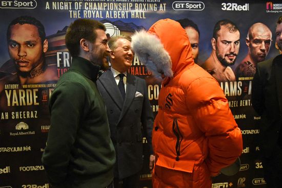 Johnny Garton L Frank Warren Chris Editorial Stock Photo - Stock Image ...