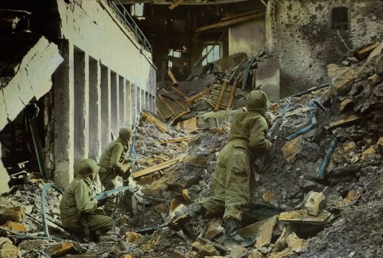 Infantrymen Searching Snipers Prum Germany Rhineland Editorial Stock ...