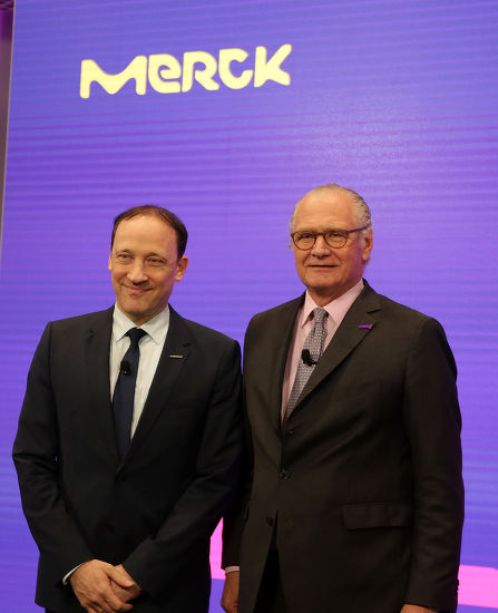 Merck Ceo Stefan Oschmann R Chief Editorial Stock Photo - Stock Image ...