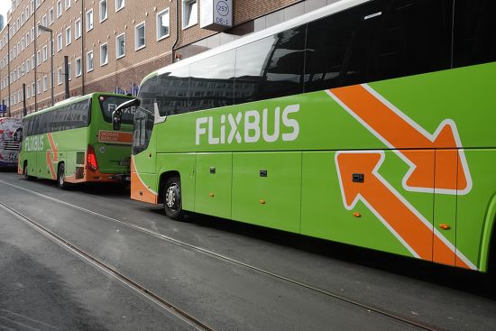 Flixbus Buses Lined Companys Bus Terminal Editorial Stock Photo - Stock ...