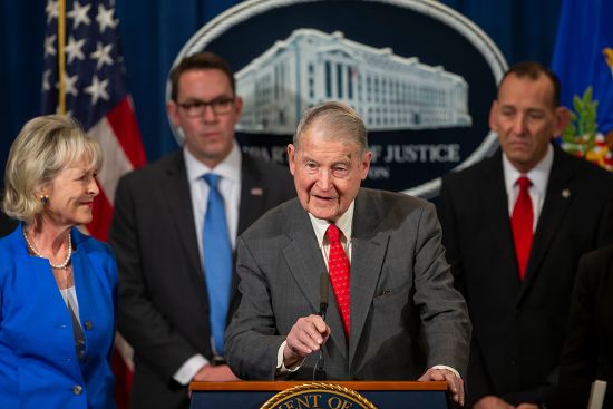 Former Fbi Director William Webster R Editorial Stock Photo - Stock ...