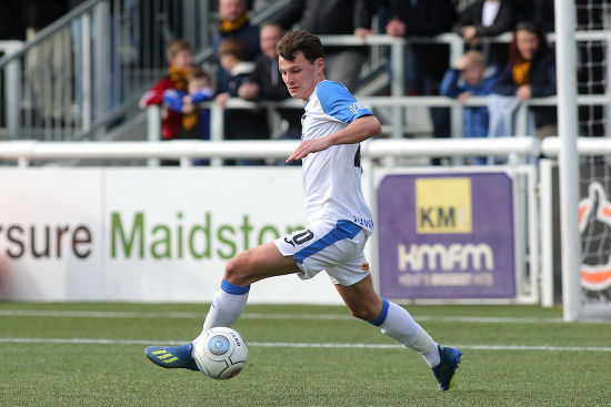 Alfie Rutherford Havant Waterlooville Action During Editorial Stock ...