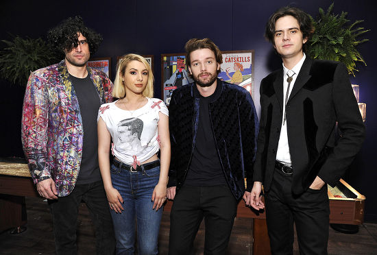 Adam Mortimer Hannah Marks Patrick Schwarzenegger Editorial Stock Photo ...