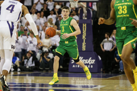 Oregon Ducks Payton Pritchard 3 Brings Editorial Stock Photo - Stock ...