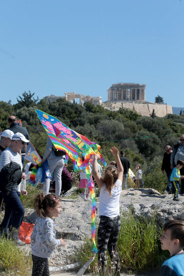 People Participate Festivities Clean Monday Fly Editorial Stock Photo ...