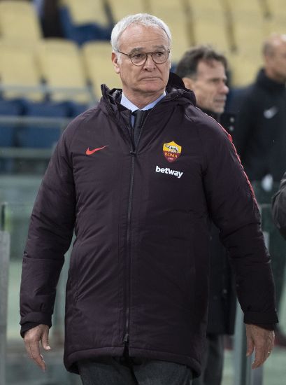 Romas Coach Claudio Ranieri Looks On Editorial Stock Photo - Stock ...