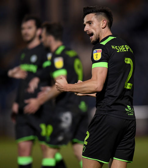 Liam Shephard Forest Green Rovers Celebrates Editorial Stock Photo ...