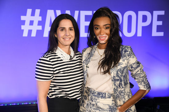 Winnie Harlow Claire Valoti Vp International Editorial Stock Photo ...