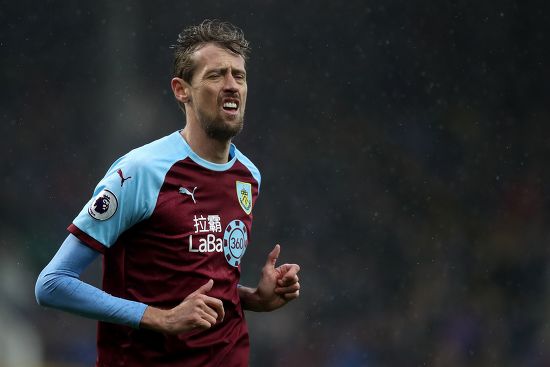 Peter Crouch Burnley Looks Dejected During Editorial Stock Photo ...