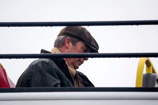 Nigel Farage Sits Alone On Top Editorial Stock Photo - Stock Image ...