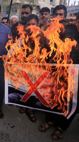 Pakistani Burn Picture Australian Suspect Brenton Editorial Stock Photo ...