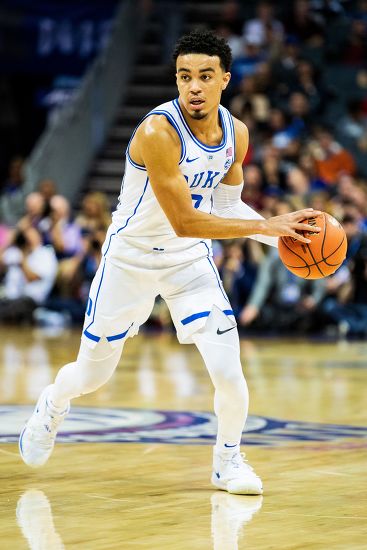 Duke Blue Devils Guard Tre Jones Editorial Stock Photo - Stock Image ...