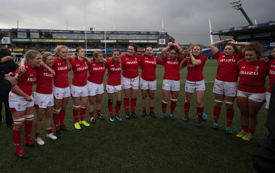 Welsh Team Huddle Together After Their Editorial Stock Photo - Stock ...