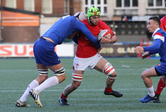Harri Deaves Wales Charges Forward Editorial Stock Photo - Stock Image ...
