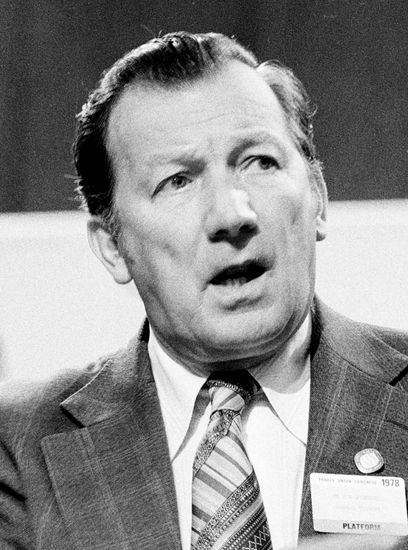 Ray Buckton General Secretary Aslef 19701987 Editorial Stock Photo ...
