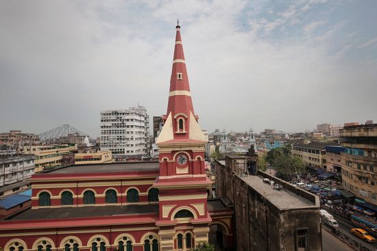 Maghen David Synagoguec Seen Between Crowded Editorial Stock Photo ...