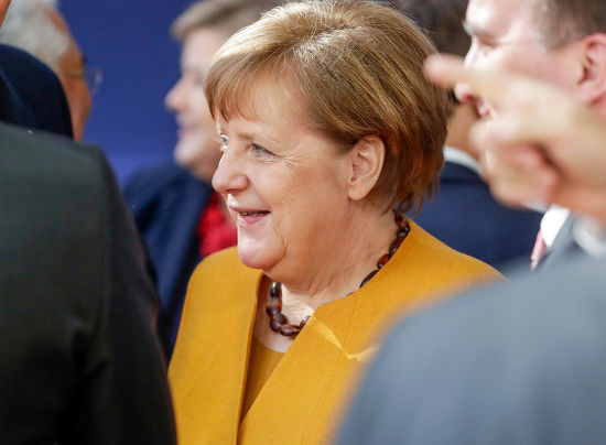 German Chancellor Angela Merkel During Family Editorial Stock Photo ...