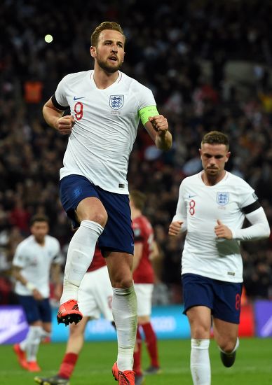 Englands Harry Kane C Celebrates After Editorial Stock Photo - Stock ...