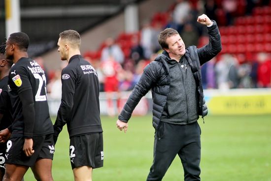 Barnsley Manager Daniel Stendel Celebrates After Editorial Stock Photo ...