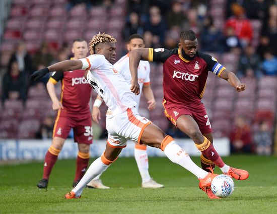 Hope Akpan Bradford City Skips Past Editorial Stock Photo - Stock Image ...