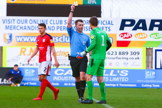 Ben Garratt Crewe Alexandra Shown Yellow Editorial Stock Photo - Stock ...