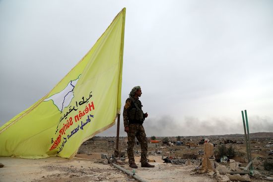 Fighter Syrian Democratic Forces Sdf Stands Editorial Stock Photo ...