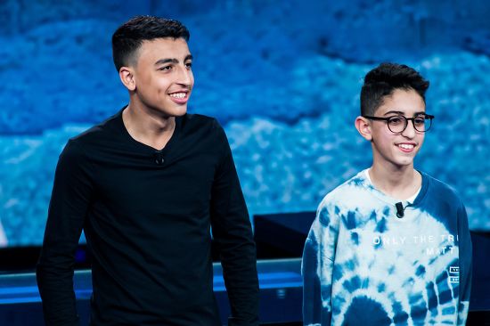 Two Boys Rami Shehatae Adam El Editorial Stock Photo - Stock Image ...