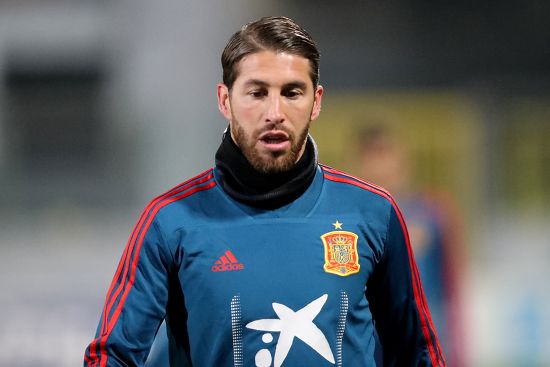 Sergio Ramos Captain Spain Trains National Editorial Stock Photo ...
