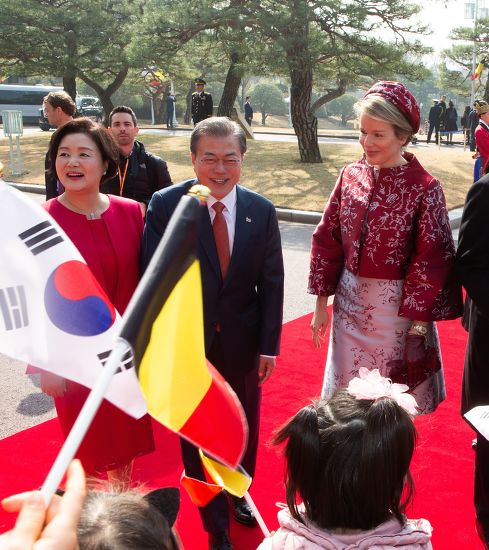 King Philippe Queen Mathilde Moon Jaein Editorial Stock Photo - Stock ...