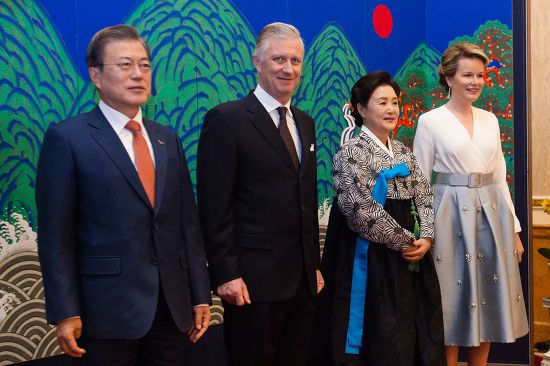 King Philippe Queen Mathilde Moon Jaein Editorial Stock Photo - Stock ...