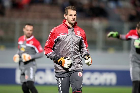 Malta Goalkeeper Henry Bonello Warms Ahead Editorial Stock Photo ...