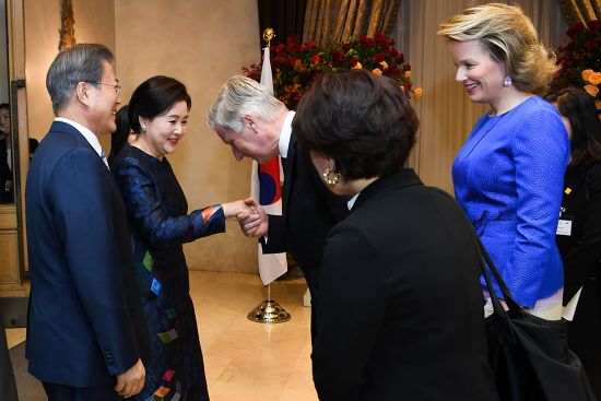 King Philippe Queen Mathilde Moon Jaein Editorial Stock Photo - Stock ...