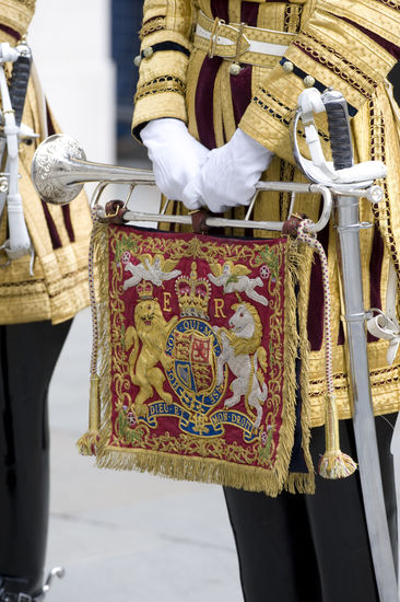 Royal Trumpeter Coat Arms London England Editorial Stock Photo - Stock ...