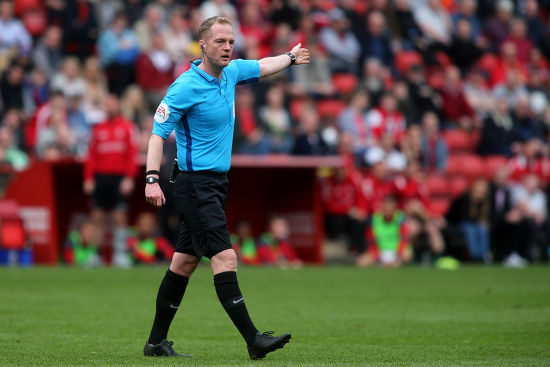 Referee Martin Coy During Charlton Athletic Editorial Stock Photo ...